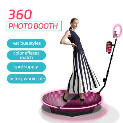 China Slow Spinning Portable Camera 360 Degree Photo Booth For Christmas Gift Party for sale