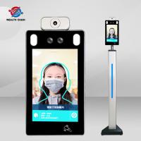 China 8 Inch Contactless Face Recognition Temperature Kiosk , Face Temperature Scanner for sale