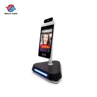 China 8 Inch Contactless Face Recognition Temperature Kiosk , Face Temperature Scanner for sale