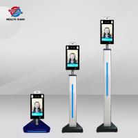 China 8 Inch Contactless Face Recognition Temperature Kiosk , Face Temperature Scanner for sale