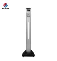 China Silver Indoor CE Certification 35mm Digital Signage Stand , Kiosk Base for sale