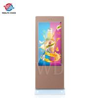 China Floor Standing 49 Inch Outdoor LCD Digital Signage For Bus Station for sale