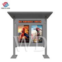 China CE Approval Light Sensing 1080P Outdoor Signage Displays Dual Screens for sale