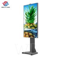 China Double Sided FCC Certified 350 Nits LCD Advertising Equipment For Restaurants for sale