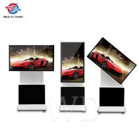 China 360 Degree Rotating 350nits Digital LCD Signage With Google Service for sale