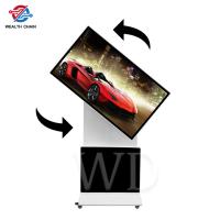 China 360 Degree Rotating 350nits Digital LCD Signage With Google Service for sale