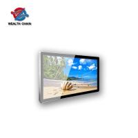 China LCD Monitor 350 Nits 1920*1080P Wall Mounted Digital Signage Black for sale