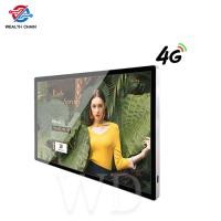 China Aluminum Frame 1080P 350Nits Shopping Mall Digital Signage , Wallboard Digital Signage for sale