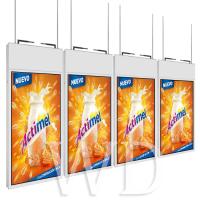 China White 25mm 2500 Nits High Brightness LCD Display Single Sided for sale