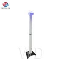 China Adjustable Height 114cm Face Recognition Temperature Kiosk Aluminum Alloy for sale