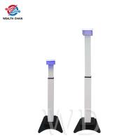China Adjustable Height 114cm Face Recognition Temperature Kiosk Aluminum Alloy for sale
