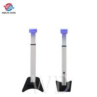 China Adjustable Height 114cm Face Recognition Temperature Kiosk Aluminum Alloy for sale