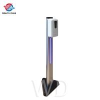 China Multifunctional 1100mm Face Recognition Temperature Kiosk With Hand Sanitizer for sale