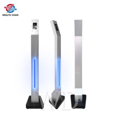 China Stable 1.3m DC12V Face Recognition Temperature Kiosk Cold Rolled Sheet for sale