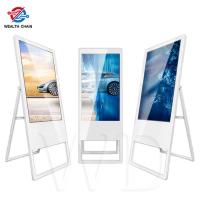 China Web Based CMS 350 Nits Digital Signage Kiosk Solutions , Moveable Digital Signage for sale