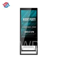 China LOGO Print 16:9 Portable Digital Monument Signs , Freestanding Digital Display for sale