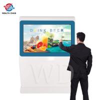China Landscape screen advertising totem| Floor standing digital signage  Win 10 & Touch for sale