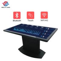 China Indoor Interactive 1080P 21.5 inch Smart Touch Coffee Table Self Service for sale