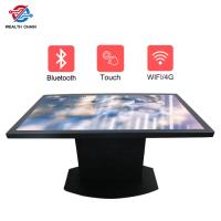 China Indoor Interactive 1080P 21.5 inch Smart Touch Coffee Table Self Service for sale