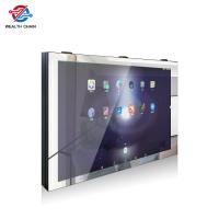 China Wall-mount 30% / 50% Transmittance Mirror Outdoor LCD Digital Signage Smart TV for sale