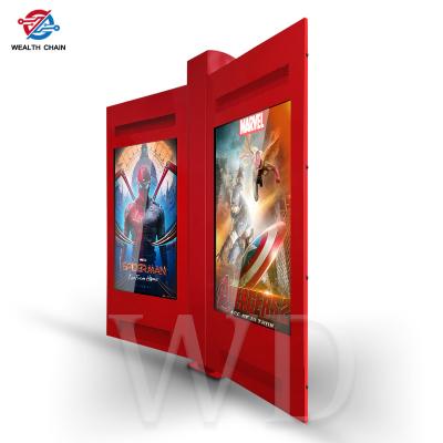 China Dual sided Outdoor Digital Signage Wih Smart Temperature Control System Customized Shape for sale