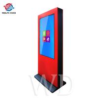 China Bright Red Freestanding Signage 3000nits LCD For Outdoor All Weather Advertising for sale