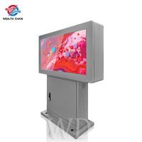 China Grey Outdoor Digital Signage Kiosk 1080P 4K Resolution 9/16 LCD Display for sale