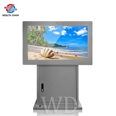 China Grey Outdoor Digital Signage Kiosk 1080P 4K Resolution 9/16 LCD Display for sale