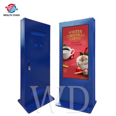 China Single Sided Steady Outdoor LCD Display Kiosk 65