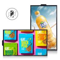China LCD in Glass window Semi-outdoor facing Advertisement Solution in size 43