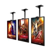 China Hanging Glass Window LCD Display 2000nits for store sign Visible in the sun for sale