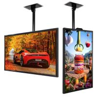 China Hanging Glass Window LCD Display 2000nits for store sign Visible in the sun for sale
