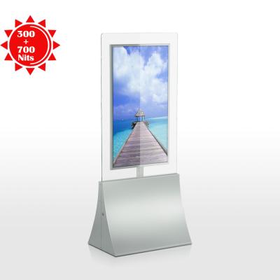 China 1000nits 700nits Double Sided LCD Screen Advertising For Fashion Salon for sale