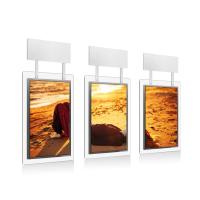 China Hanging High Brightness LCD Display Dual Screens With 700nits 65