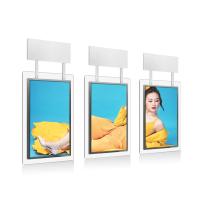China Window Facing High Brightness LCD Display 2 Sides LCD Screen 1080P HD Transparent Frame for sale