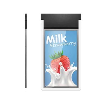 China Double Sided Hanging Digital Posters Super Thin LCD Screen 300 / 700 Nits for sale