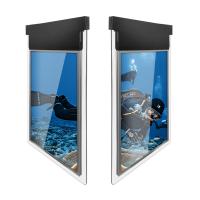 China Double Sided Hanging Digital Posters Super Thin LCD Screen 300 / 700 Nits for sale
