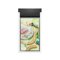 China 43inch Hanging Double Sided Window Display With High Bright Lcd for sale