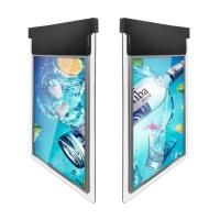 China 43inch Hanging Double Sided Window Display With High Bright Lcd for sale