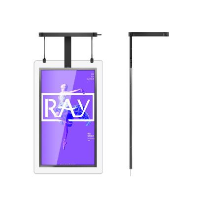 China Slim Dual Sided Window Display With Temper Glass 43 / 55 Inch for sale