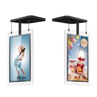 China Slim Dual Sided Window Display With Temper Glass 43 / 55 Inch for sale