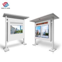 China Garden School Park 2000 Nits Outdoor LCD Digital Signage Double Sided Screens for sale
