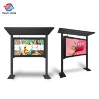 China Double Sided Rainproof Shed Outdoor LCD Kiosk 43 Inch 49 Inch 55 Inch IP55 for sale