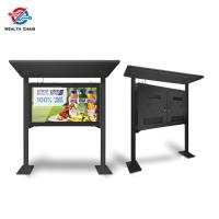 China Double Sided Rainproof Shed Outdoor LCD Kiosk 43 Inch 49 Inch 55 Inch IP55 for sale