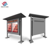China Canopy Design Outdoor LCD Totem With 55inch Dual Screens + Led Sign for sale