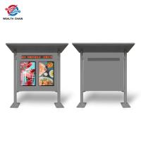 China Public Outdoor Info Kiosks For Smart City 4K Portrait LCD Dual Screens for sale