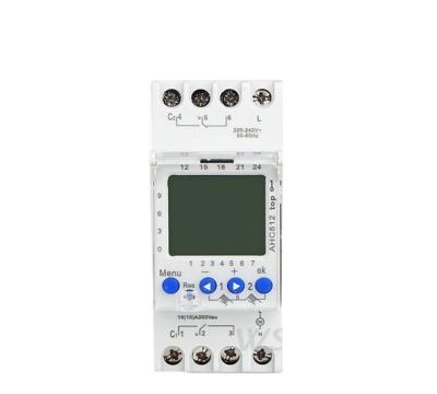 China AHC812 220V weekly programmable hour meter digital timer switch for sale
