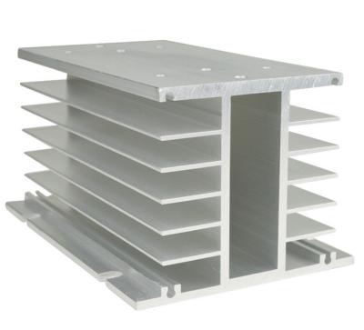 China 1 piece Single Phase Heat Dissipation Aluminum Heat Sink For Solid State Relay SSR Small Type Heat Dissipation for sale
