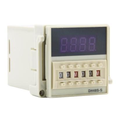 China Brand New 220V DH48S-S AC Dual Time Digital Delay Relay Delay Timer AC/DC Time Mode S/M/H for sale