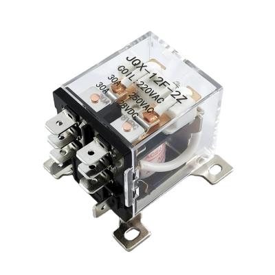 China JQX-12F 2Z coil 220vac electromagnetic power relay 24vdc 30a for pcb for sale